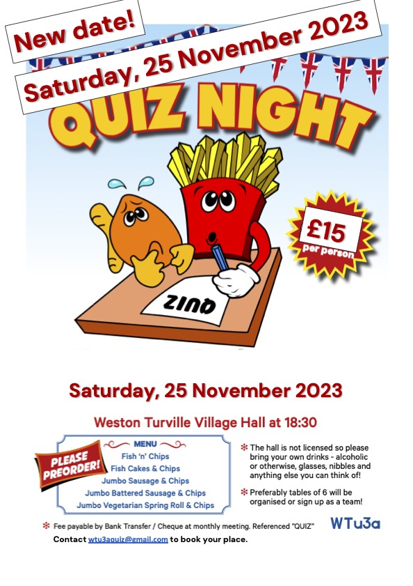 Weston Turville u3a » News from the Groups and Events